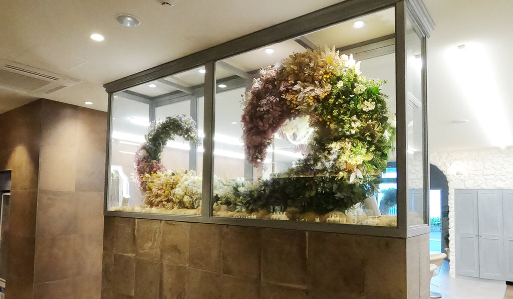 shalu 平塚店 | 植物･造花の店舗ディスプレイ | 空間デザイン･装飾のIROHA D'ECOR