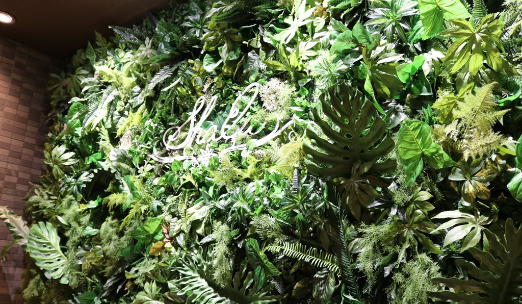 shalu 八王子店 | 植物･造花の店舗ディスプレイ | 空間デザイン･装飾のIROHA D'ECOR